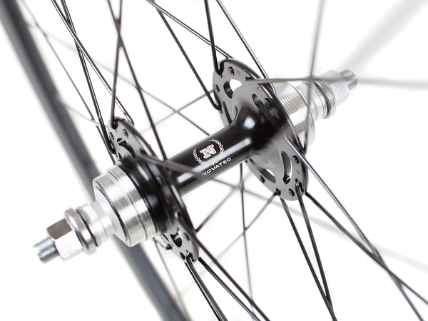 Novatec Wheelset Matt Black 30mm – Löwenzahn Bikes